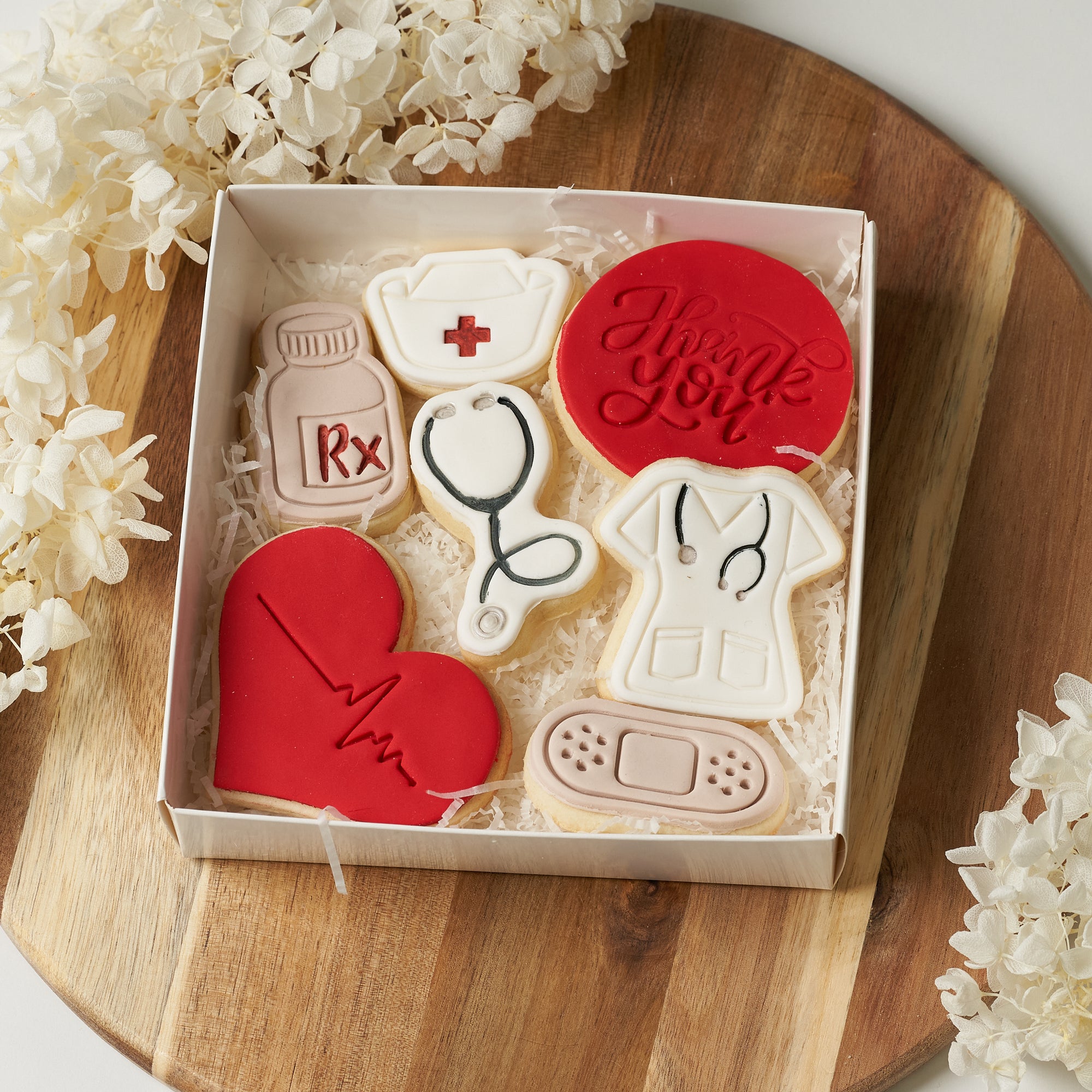 Shop Handmade Custom Fondant Icing Sugar Doctors Pack Cookies & Dessert ...